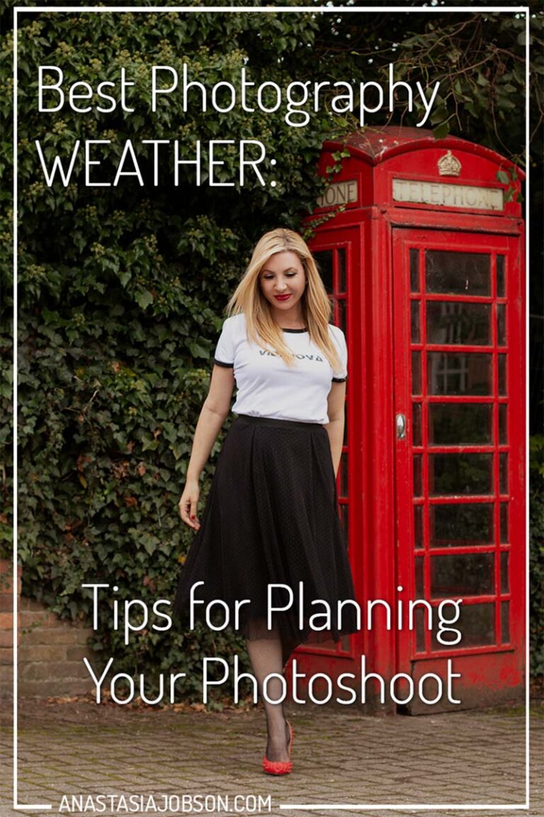 Best Photography Weather for a Portrait Photoshoot - Anastasia Jobson