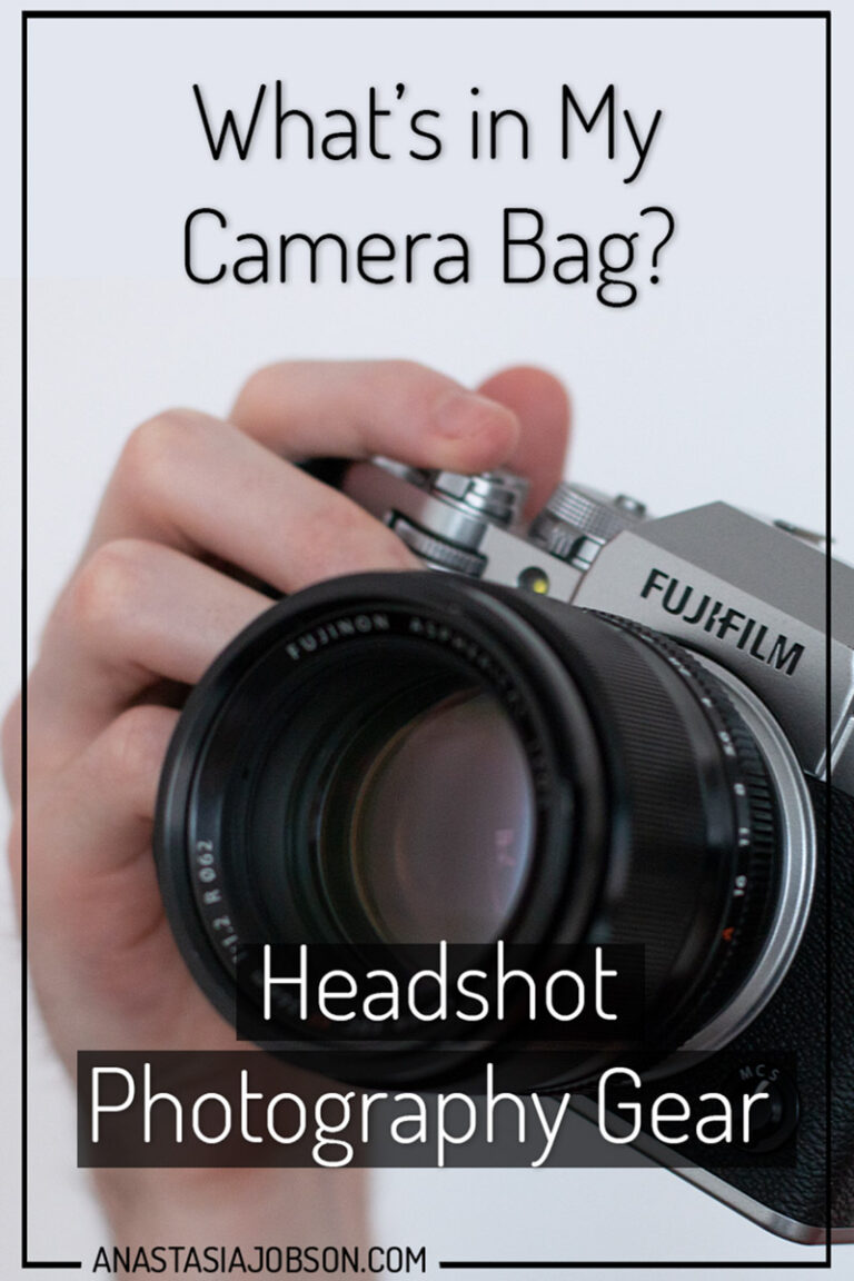 Headshot Photography Gear Essentials - Anastasia Jobson